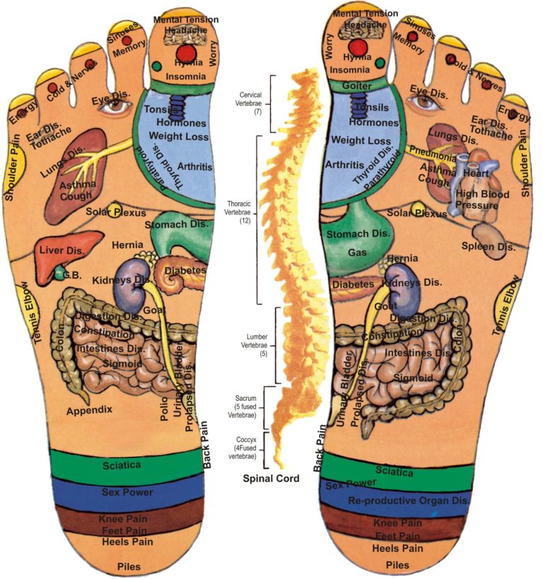 Foot Acupressure Points - Complete Guide for Acupressure Foot Chart ...